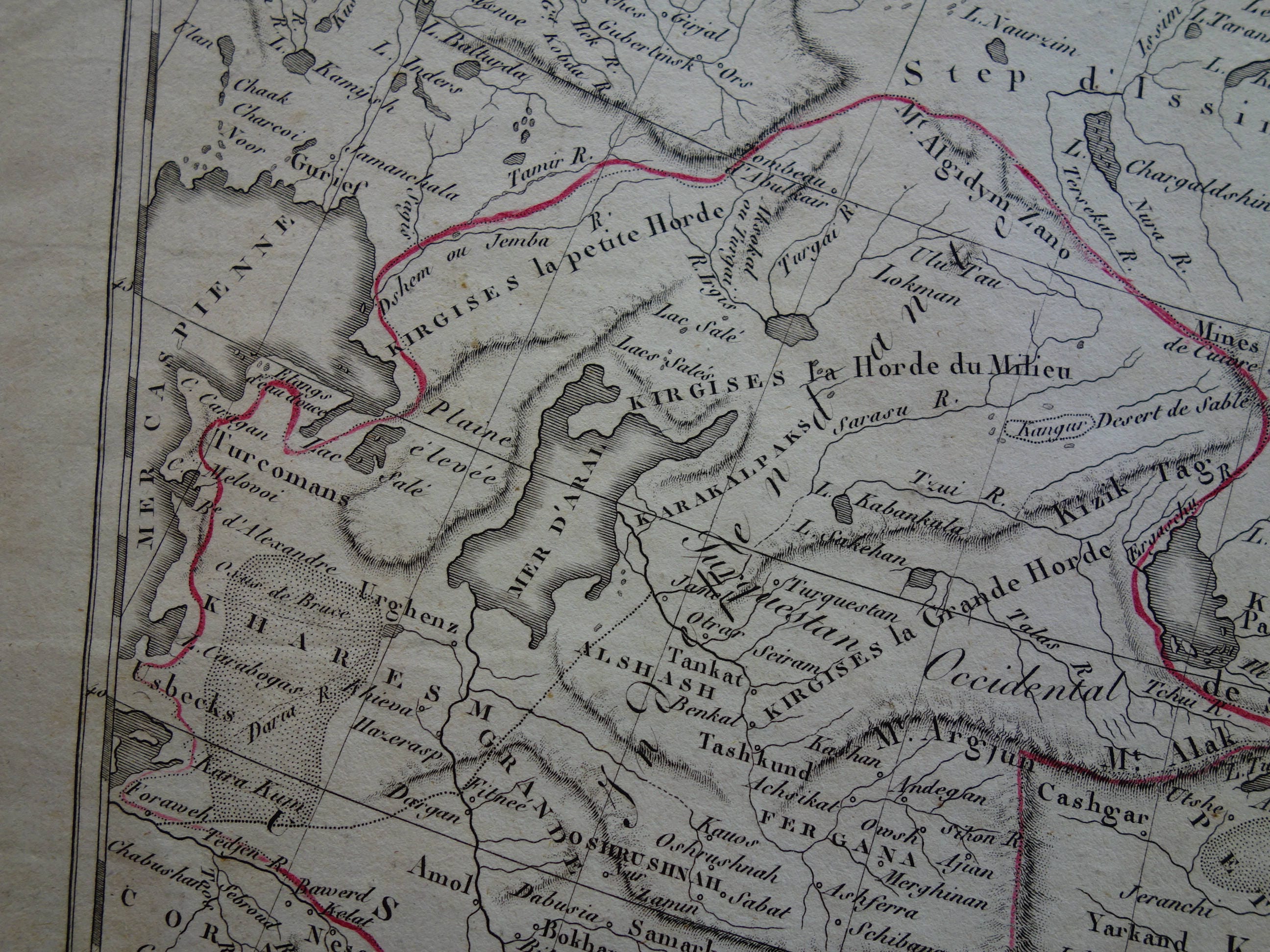 ASIA Map 200 Years Old Map of Central Asia Pinkerton 1804 - Etsy Australia