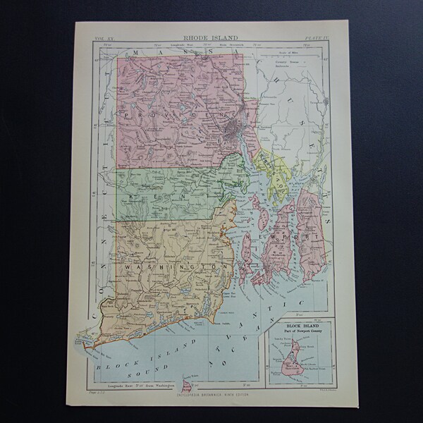 Old State Maps - Etsy