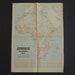 1965 AFRICA Old Map of Africa LARGE Map Poster About African Continent ...