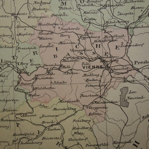 Austria Czechia Old Map of Cisleithania 1896 Original Old - Etsy