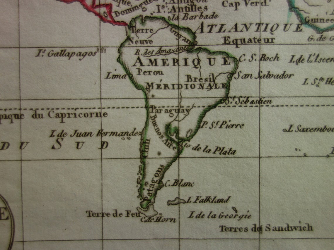 Antique WORLD MAP 200 Years Old Map of the World 1802 | Etsy