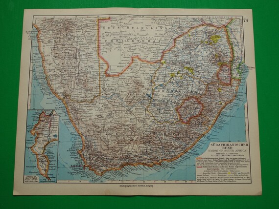 Transvaal South Africa Map