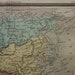 ASIA Vintage Map of China India Japan 1838 Antique French - Etsy