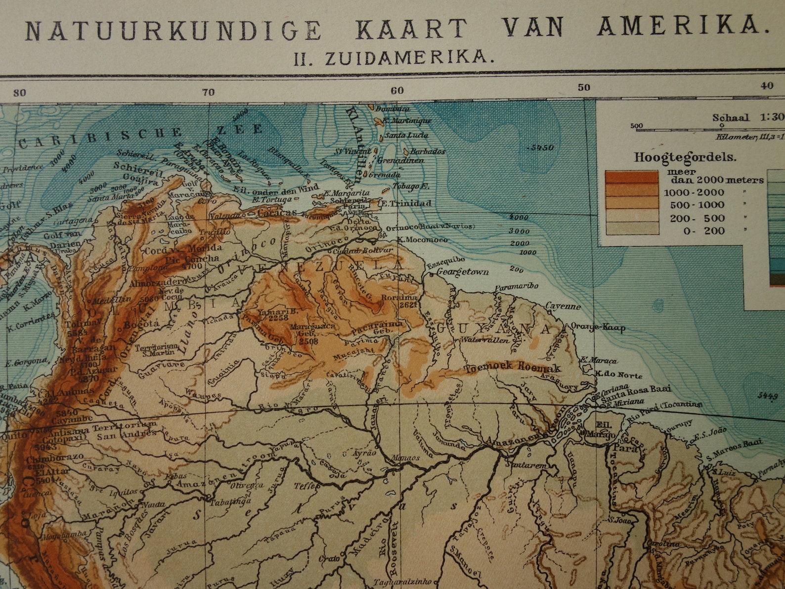 AMERICA old map set of two 2 original antique Dutch maps about | Etsy