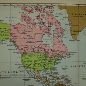 Old world map 1928 original vintage print of worldmap | Etsy