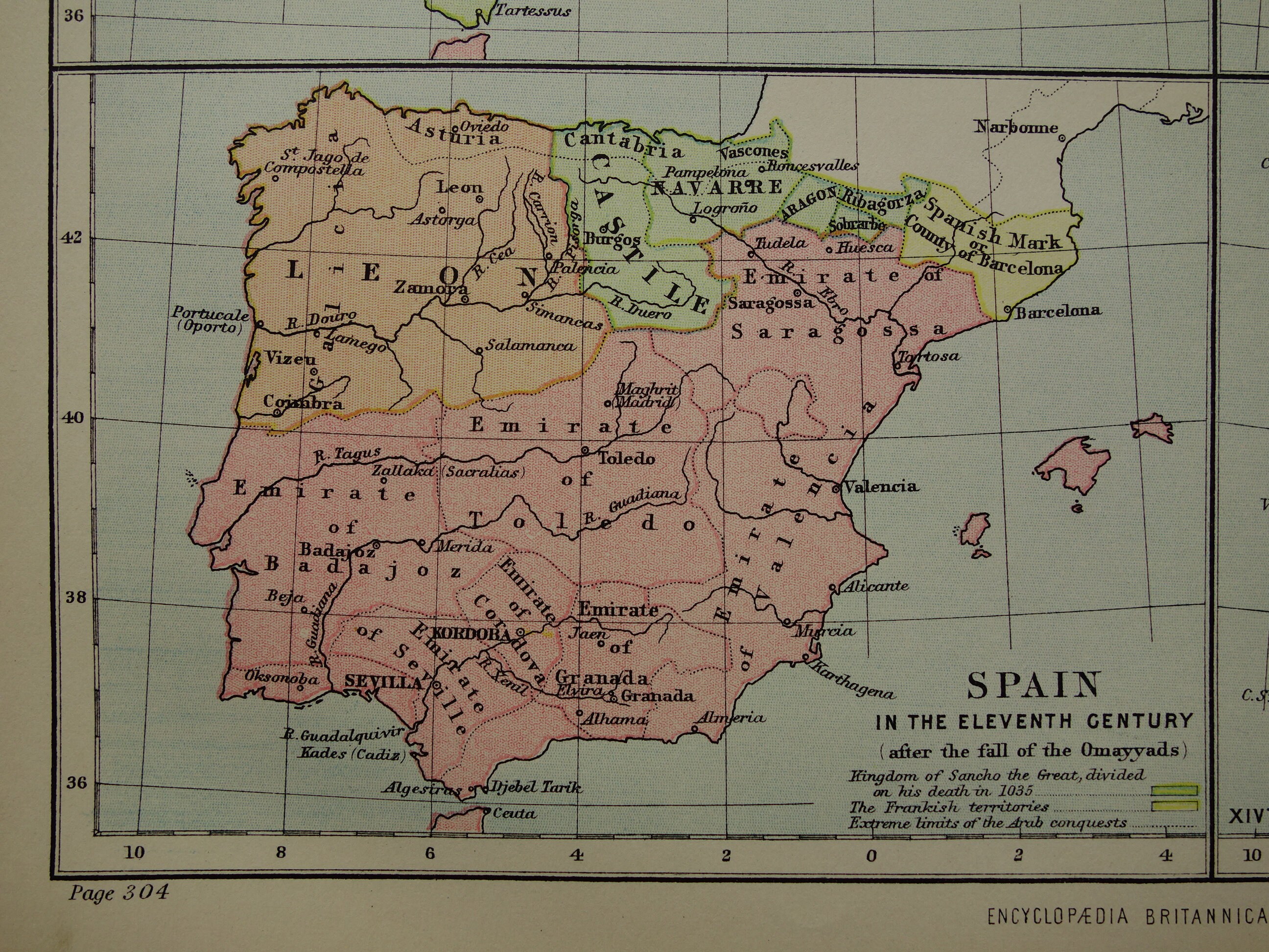 Old Spanish Map