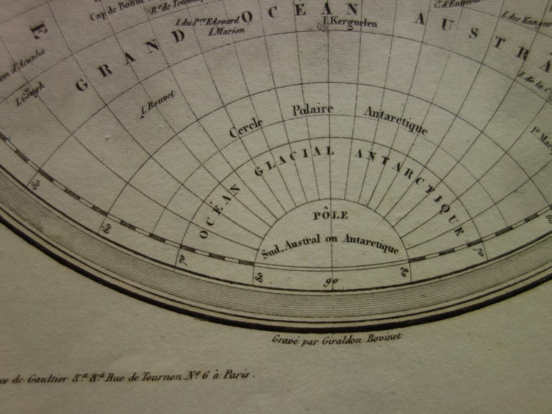 Antique WORLD Map 180 Years Old Map of the World 1838 - Etsy