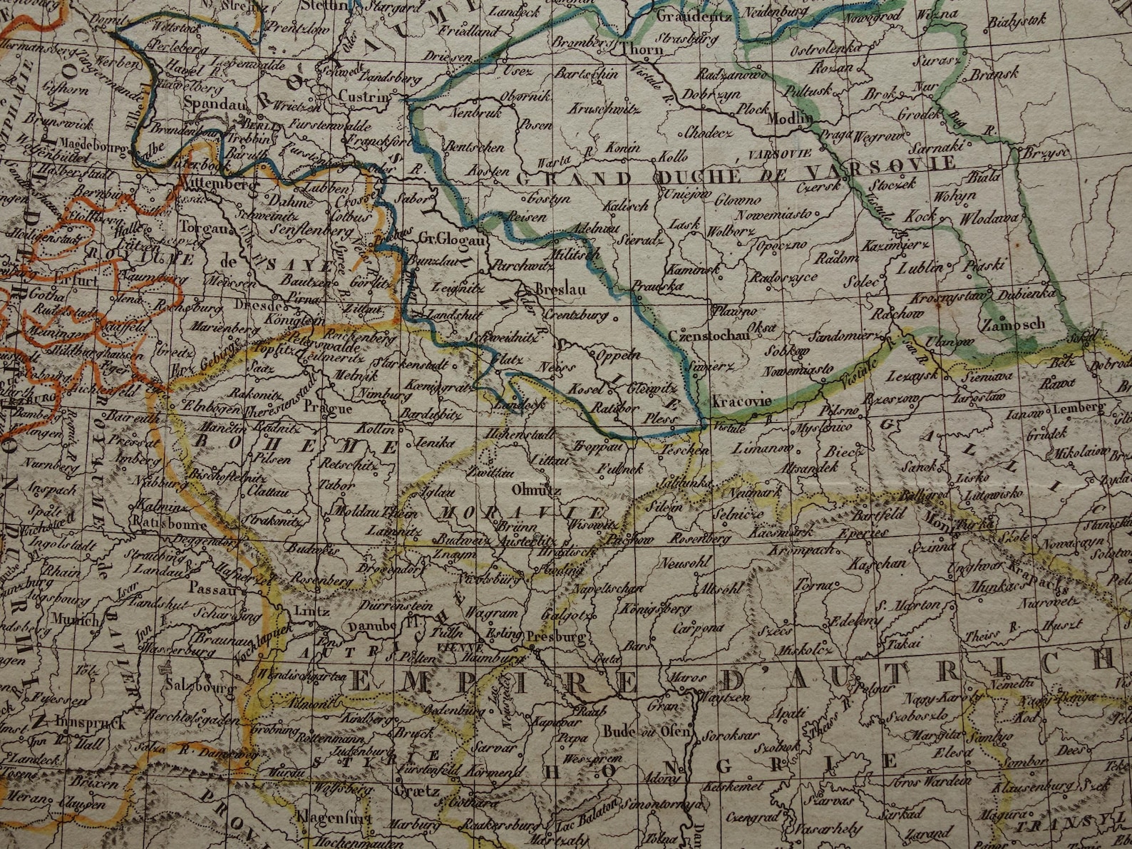 1811 EUROPE Old Map of Europe - Original Antique Map European Continent ...