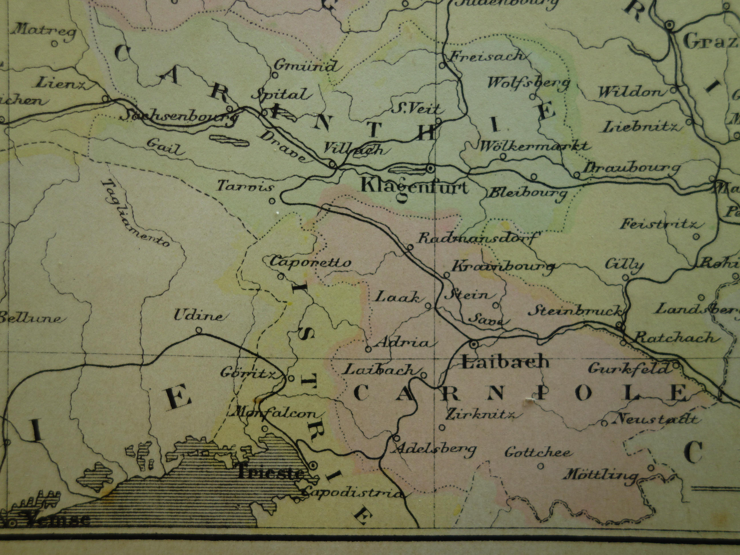 Austria Czechia old map of Cisleithania 1896 original old | Etsy
