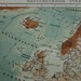 Old Map of Europe 1907 Original Antique Dutch Print About Altitude ...