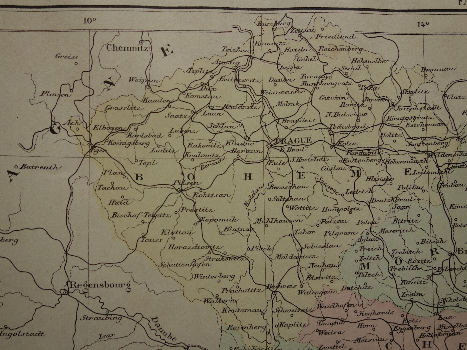 Austria Czechia Old Map of Cisleithania 1896 Original Old - Etsy