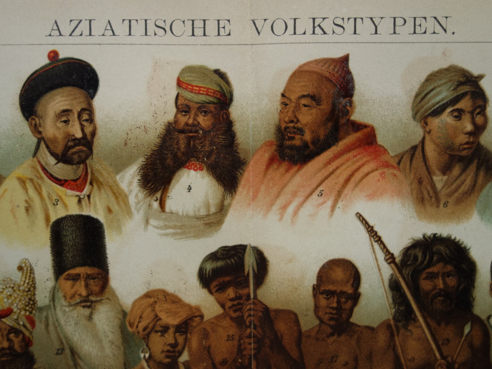 Old Anthropology Print With Vintage Pictures of Indigenous - Etsy