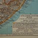 Old Map of South Africa 1928 Original Vintage Print About Namibia ...