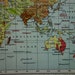 Antique World Map of Population Density and Religions 1904 Original Old ...