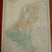 HOLLAND Old Map of the Netherlands and Belgium LARGE 1880 Original ...