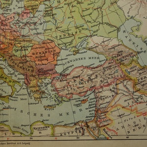 EUROPE Old Map of Europe 1931 Original Vintage Political Print of ...
