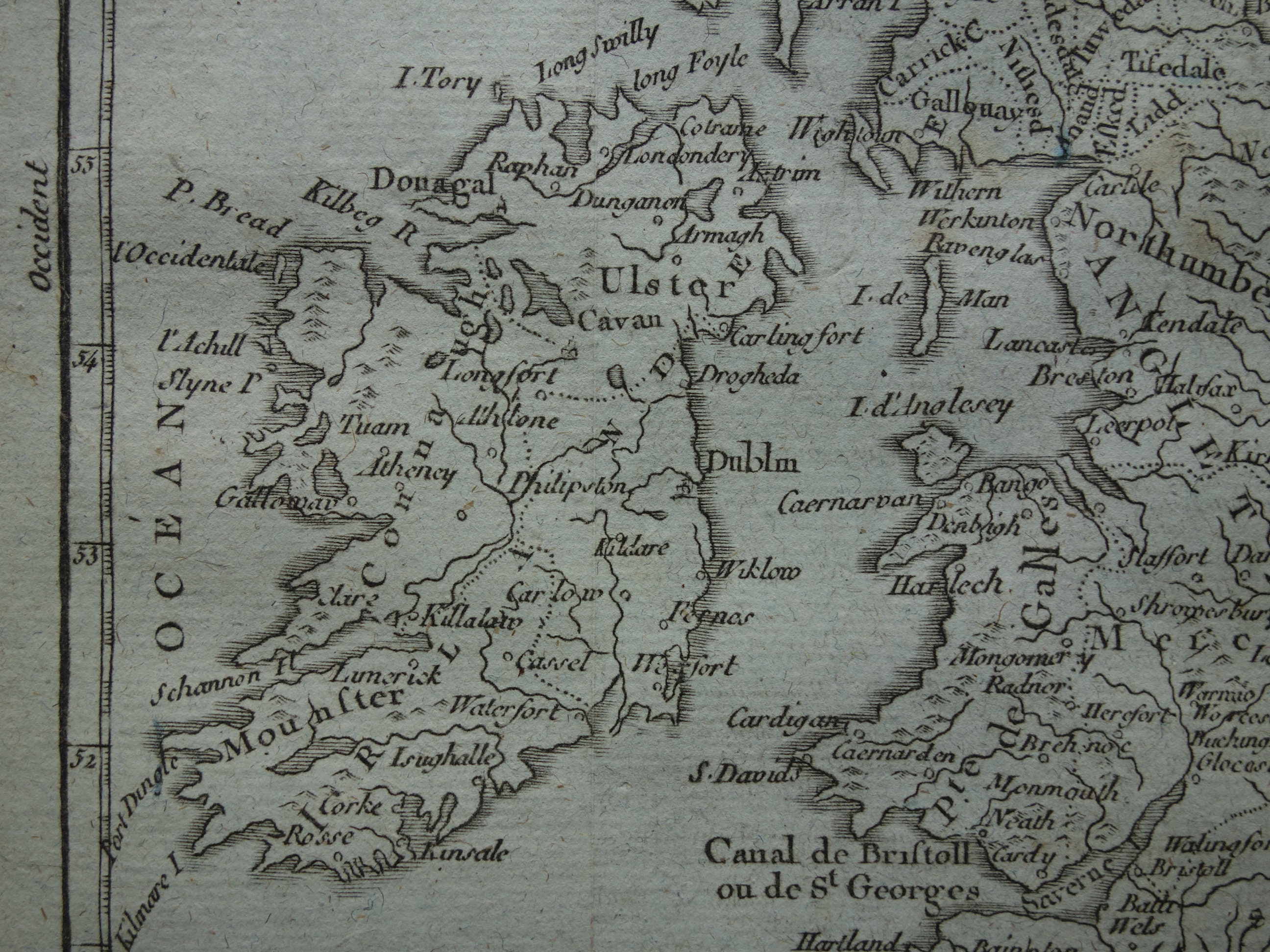 1793 British Isles Antique Map of England Ireland Original 230+ Years ...