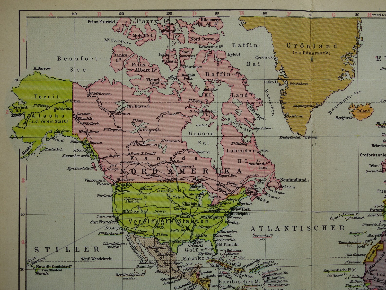 Old World Map 1928 Original Vintage Print of Worldmap - Etsy