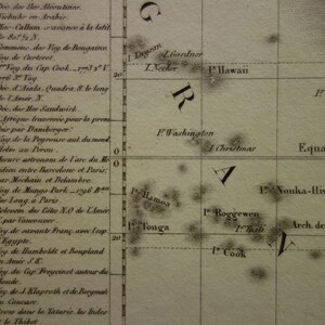 Antique WORLD Map 180 Years Old Map of the World 1838 Hand-colored ...