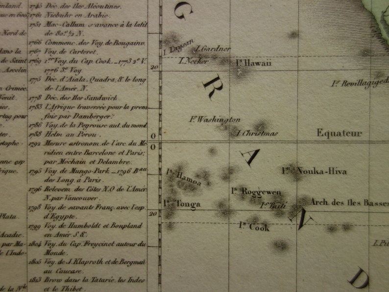 Antique WORLD Map 180 Years Old Map of the World 1838 | Etsy