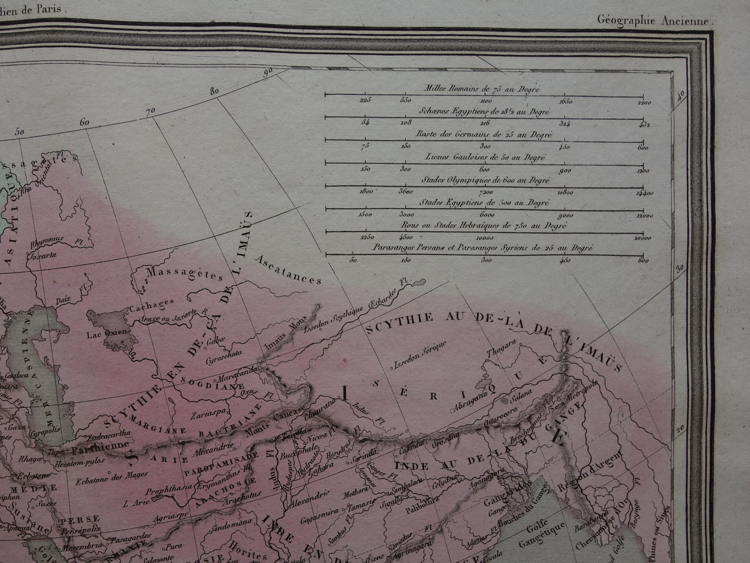 Ptolemy World Map History of Geography Antique Print 185+ Years Old ...