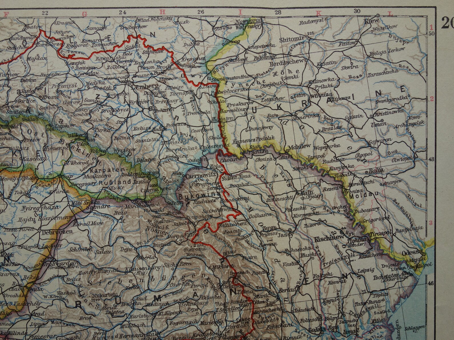 Old Map of the Balkans 1928 Original Antique Poster About - Etsy