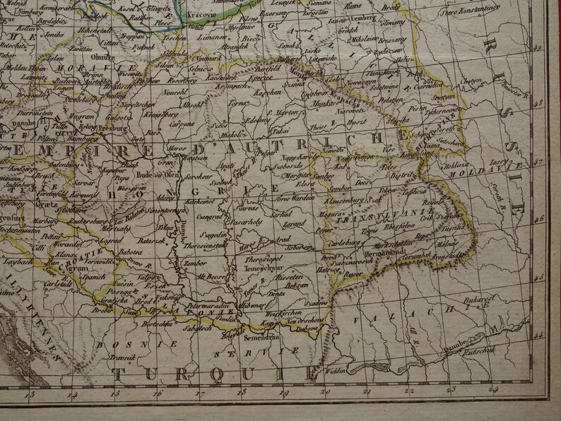 1811 EUROPE Old Map of Europe - Original Antique Map European Continent ...