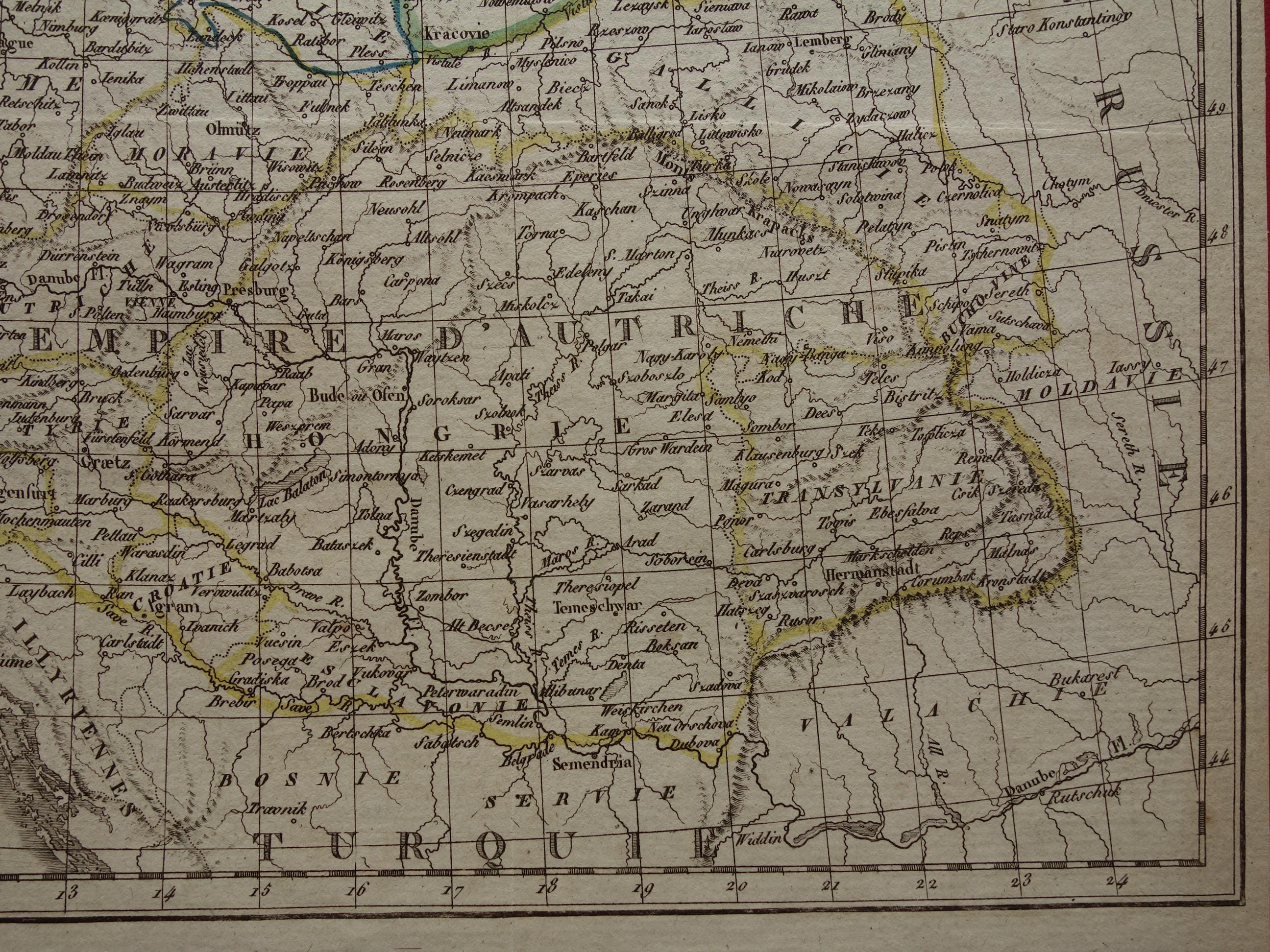 1811 EUROPE Old Map of Europe - Original Antique Map European Continent ...