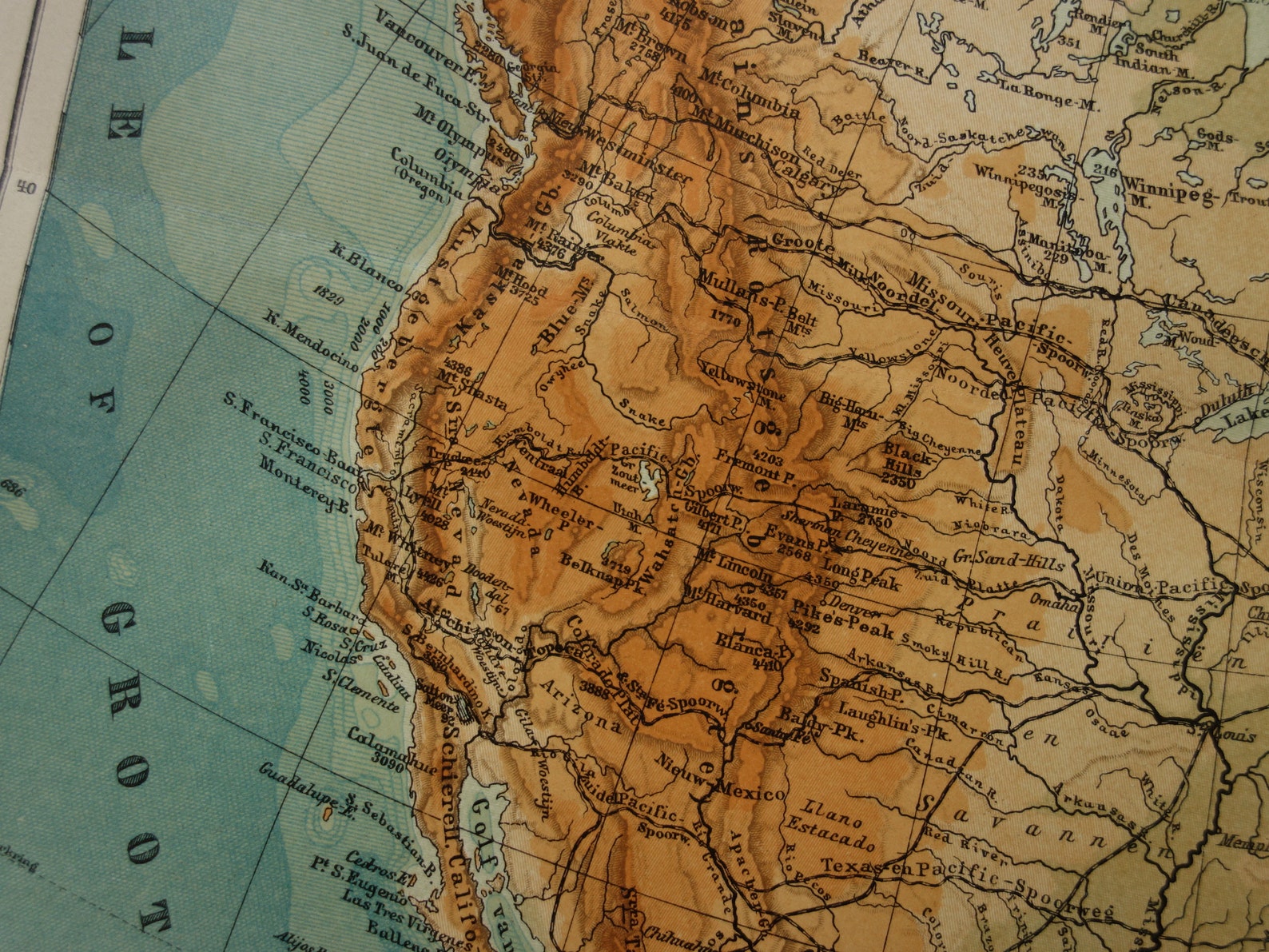 AMERICA old map set of two 2 original antique Dutch maps about | Etsy