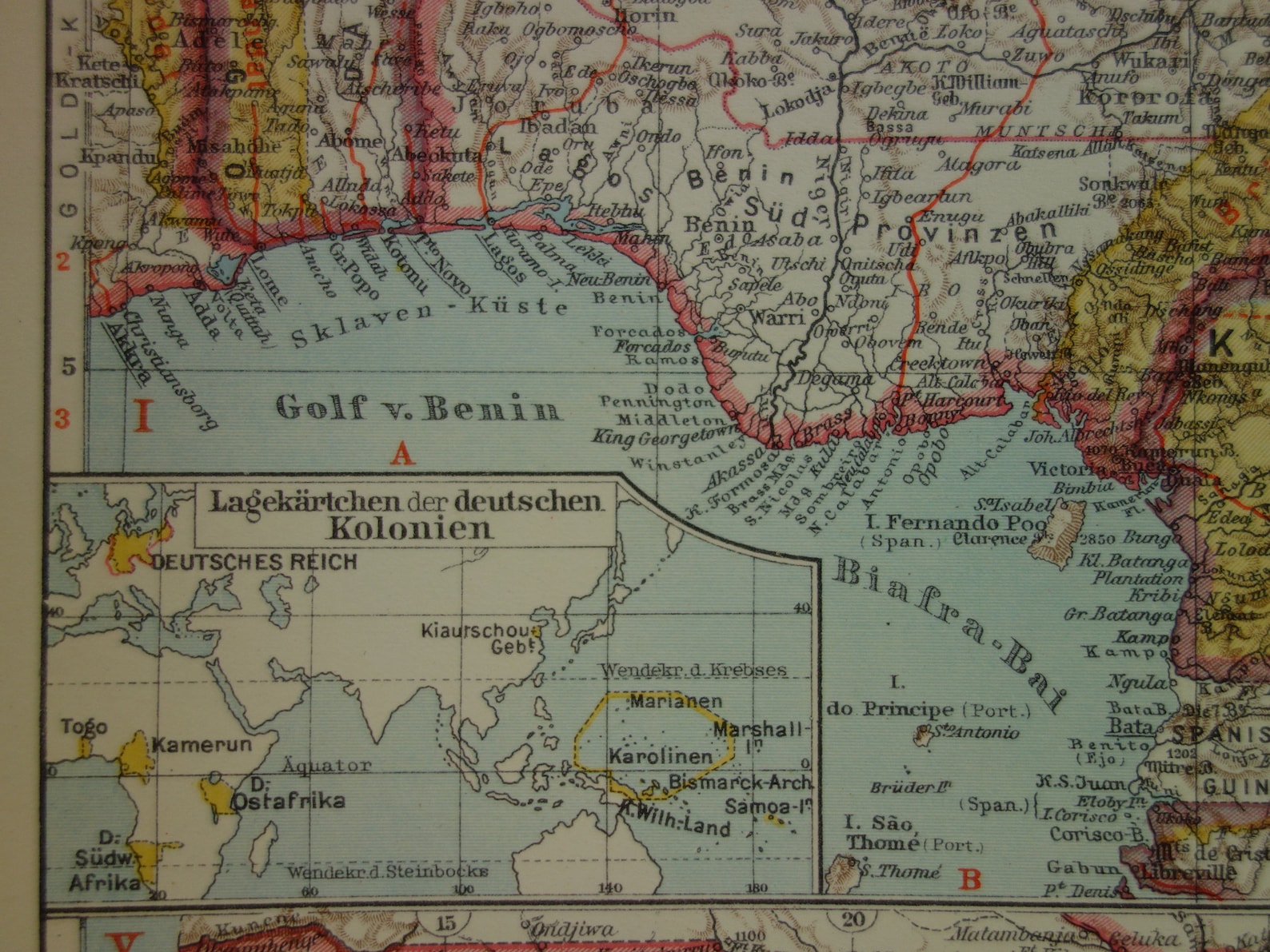 Ancienne carte des colonies allemandes 1931 affiche vintage de - Etsy ...