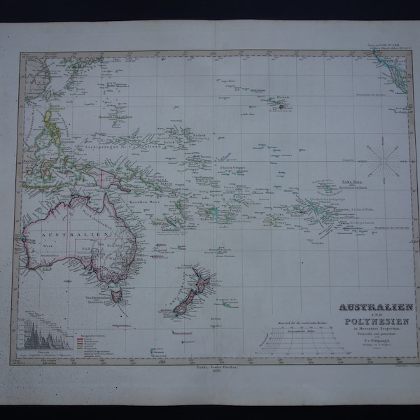 Old Polynesia Maps - Etsy