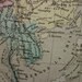 ASIA Vintage Map of China India Japan 1838 Antique French - Etsy