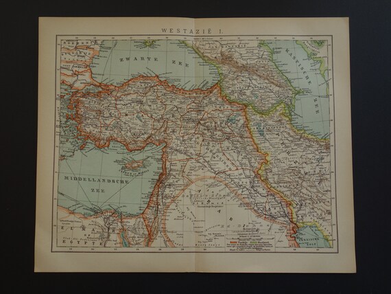 Ottoman Empire Map 1915