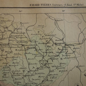 Austria Czechia Old Map of Cisleithania 1896 Original Old Antique ...