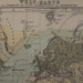 Large Old World Map About Winds and Climate Big Dated Print With Air ...