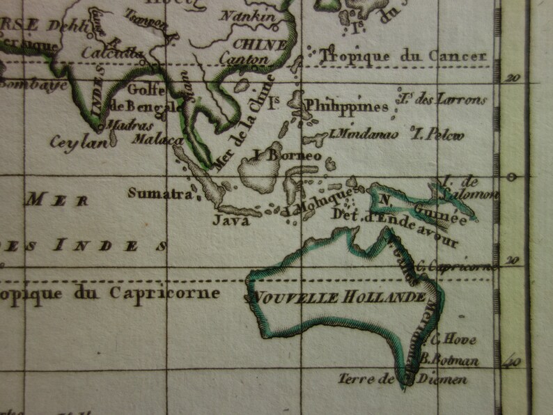Antique WORLD MAP 200 Years Old Map of the World 1802 | Etsy