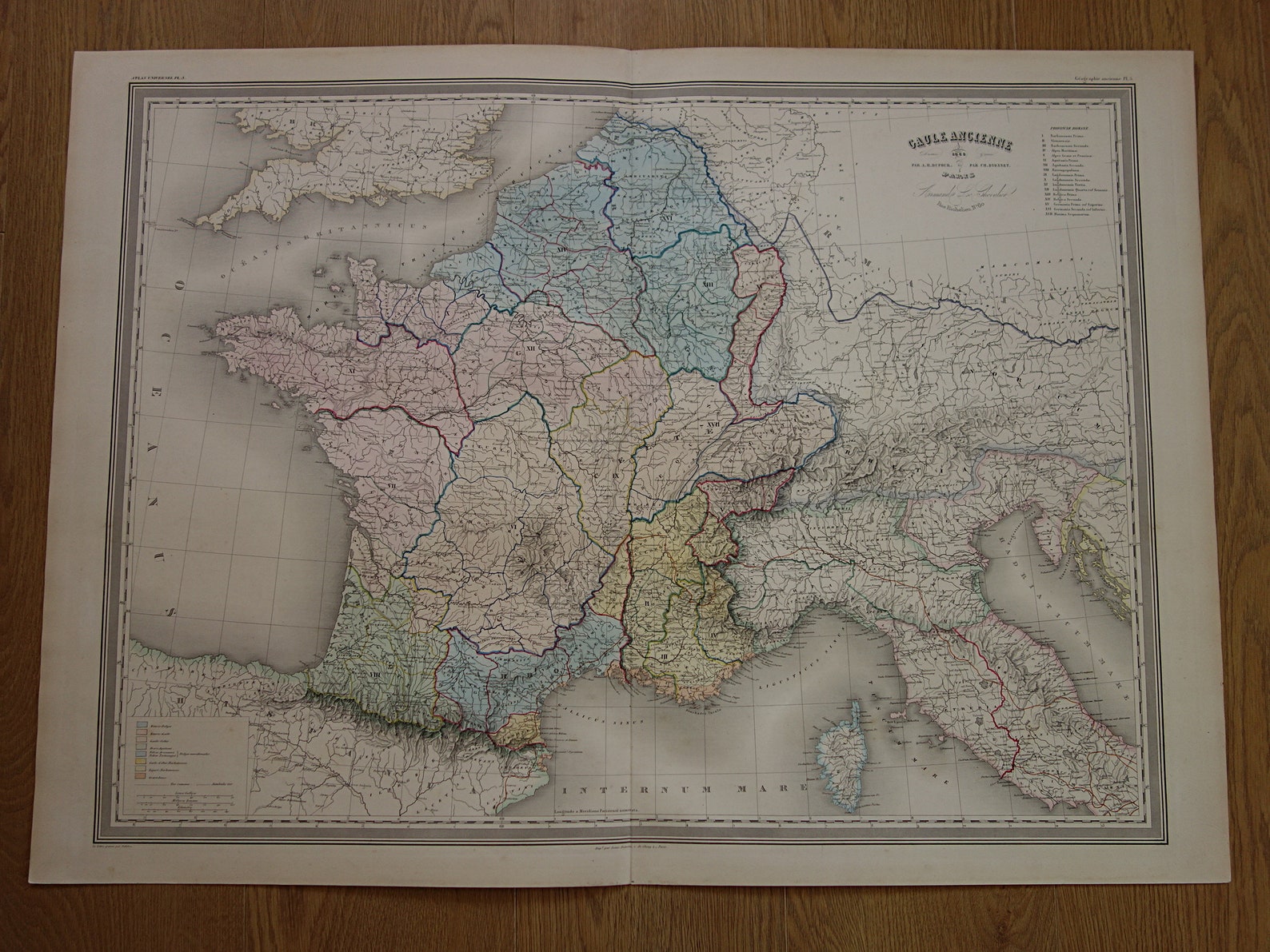 WORLD Map of Classic World LARGE 1863 Antique Old Poster Greek - Etsy