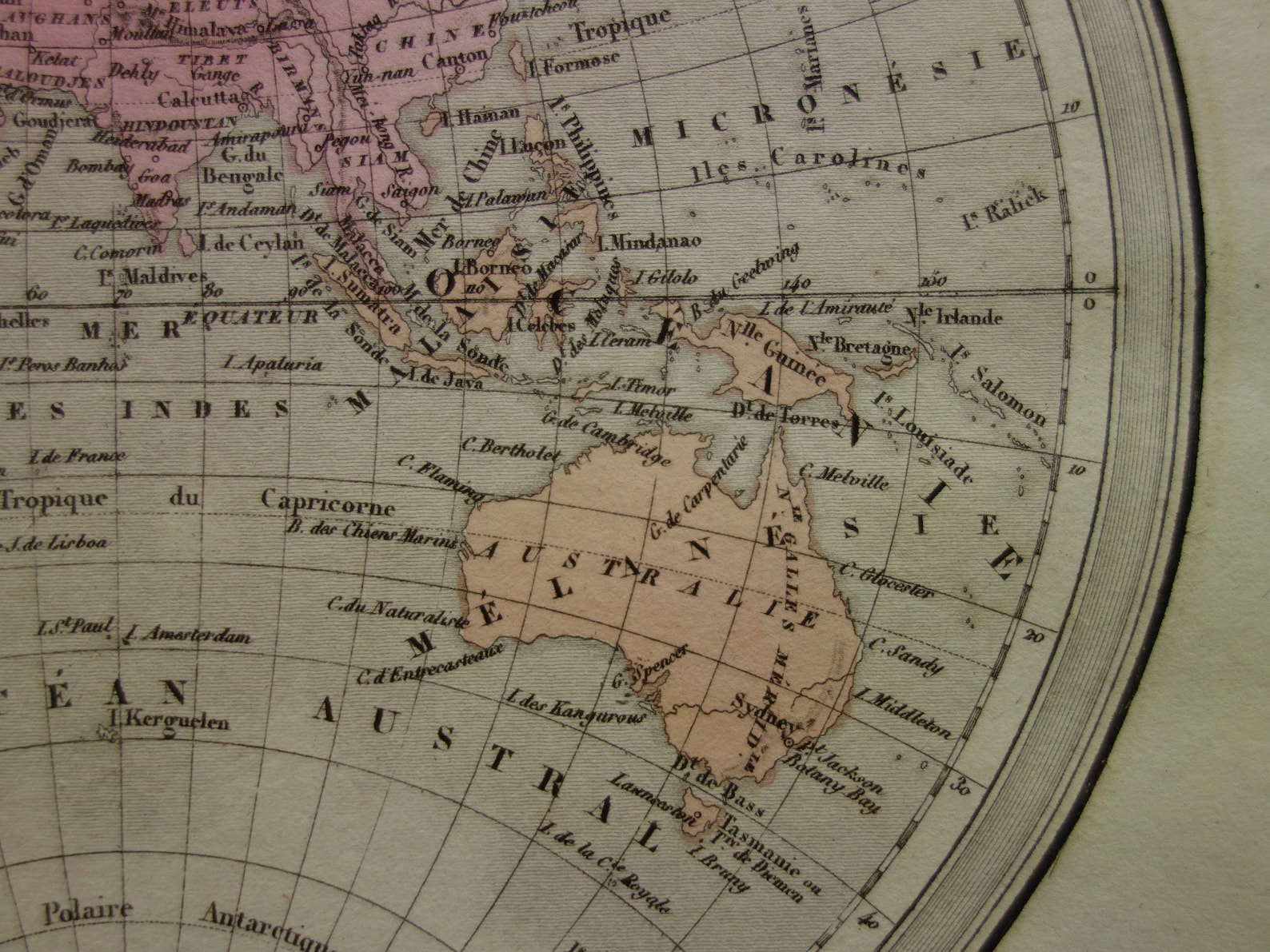 Antique WORLD Map 180 Years Old Map of the World 1838 - Etsy