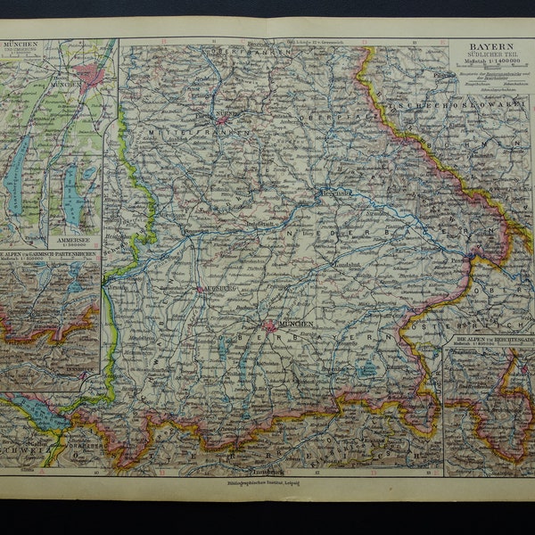 Garmisch Germany Vintage Prints - Etsy