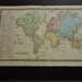 Antique WORLD Map 180 Years Old Map of the World 1838 - Etsy