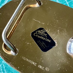 Vintage Bronze Crumrine Belt Buckles, Equestrian, Racehorse, Jumper ...