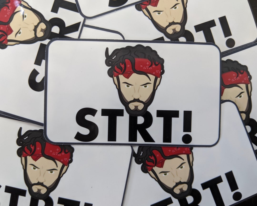 Letterkenny STRT! Sticker - Etsy