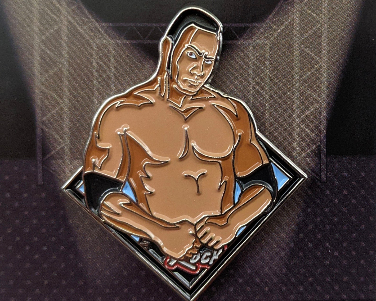 2000s Wrestler Pin Electrifying Wrestler - Etsy