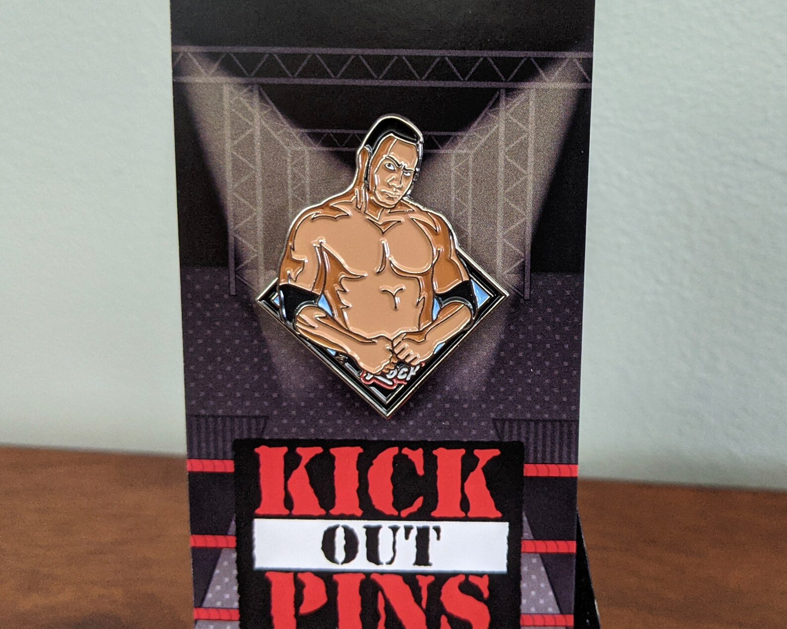 2000s Wrestler Pin Electrifying Wrestler - Etsy