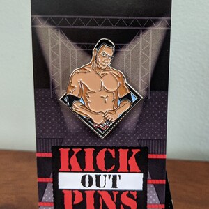2000s Wrestler Pin - Electrifying Wrestler - Etsy