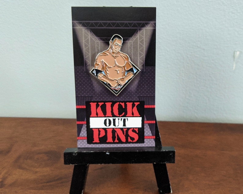 2000s Wrestler Pin Electrifying Wrestler - Etsy