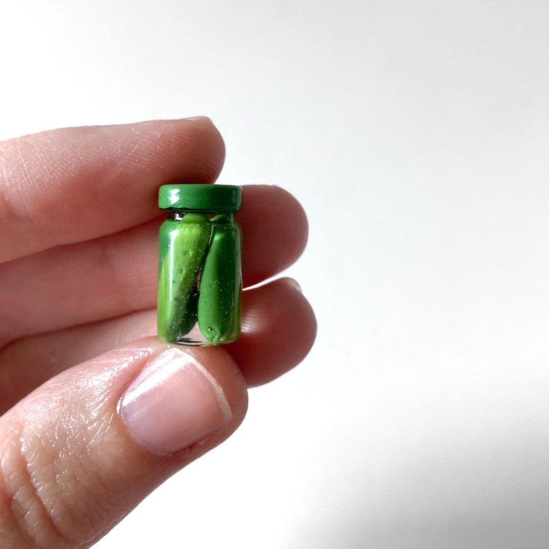 World's Tiniest Jar of Pickles/ Tiny Pickle Jar/ Tiny Jar of Pickles ...