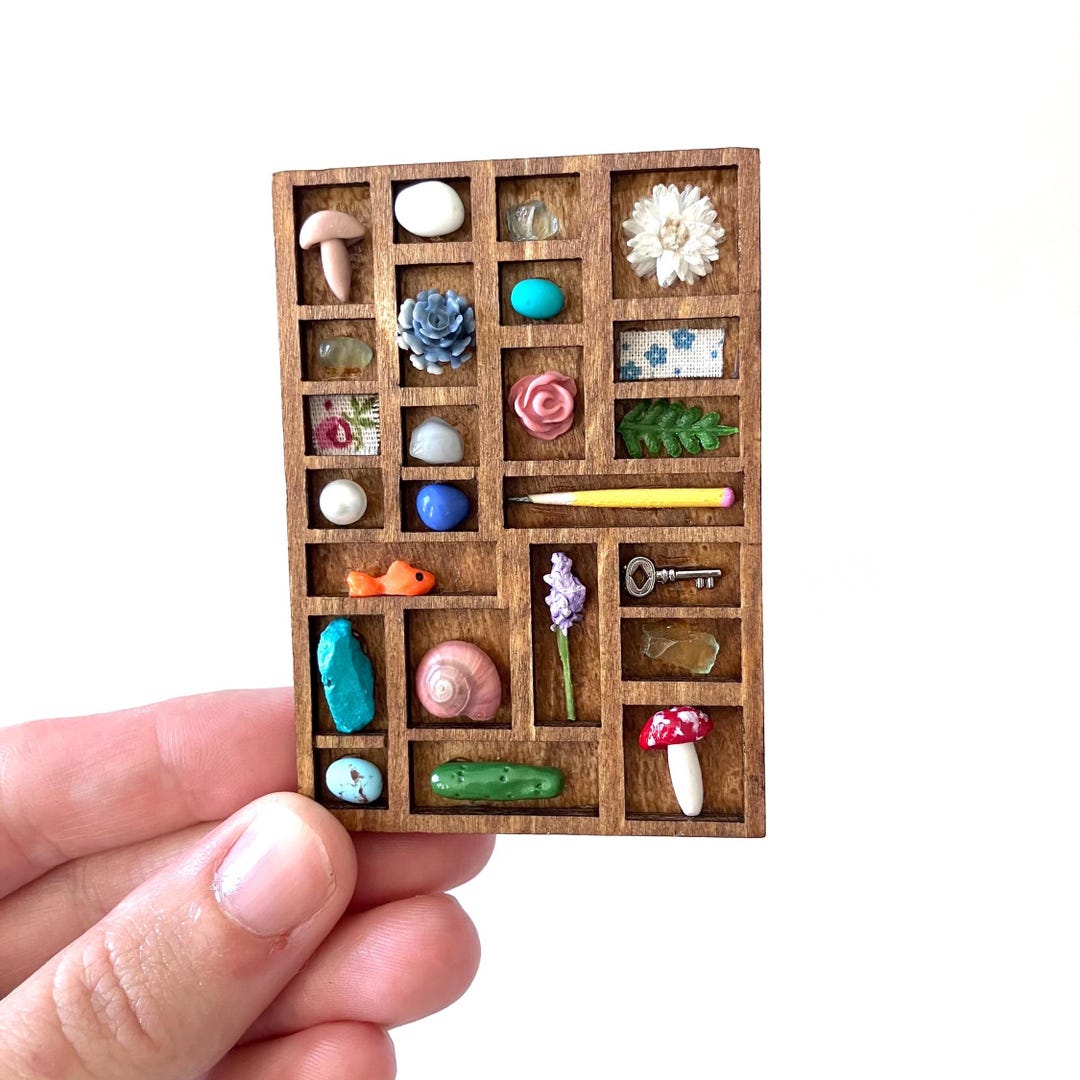 World's Tiniest Printer's Tray/ Miniature Printer's Tray/ Tiny ...