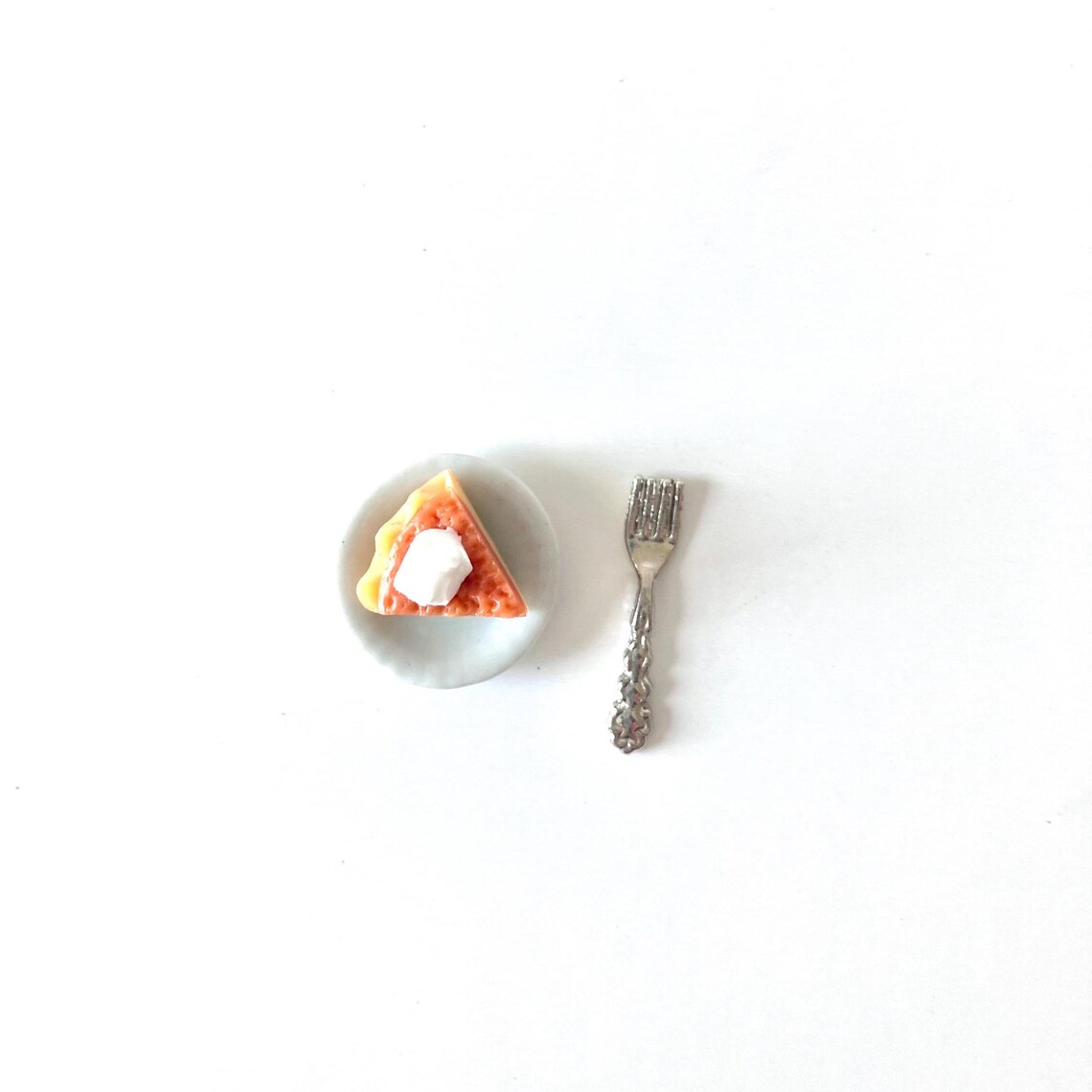 World's Tiniest Pumpkin Pie/ Tiny Pumpkin Pie on a Plate/ Miniature ...