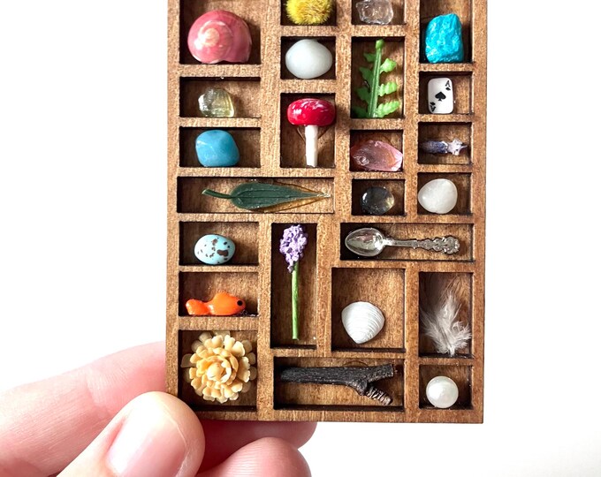 World's Tiniest Printer's Tray/ Miniature Printer's Tray/ Tiny ...